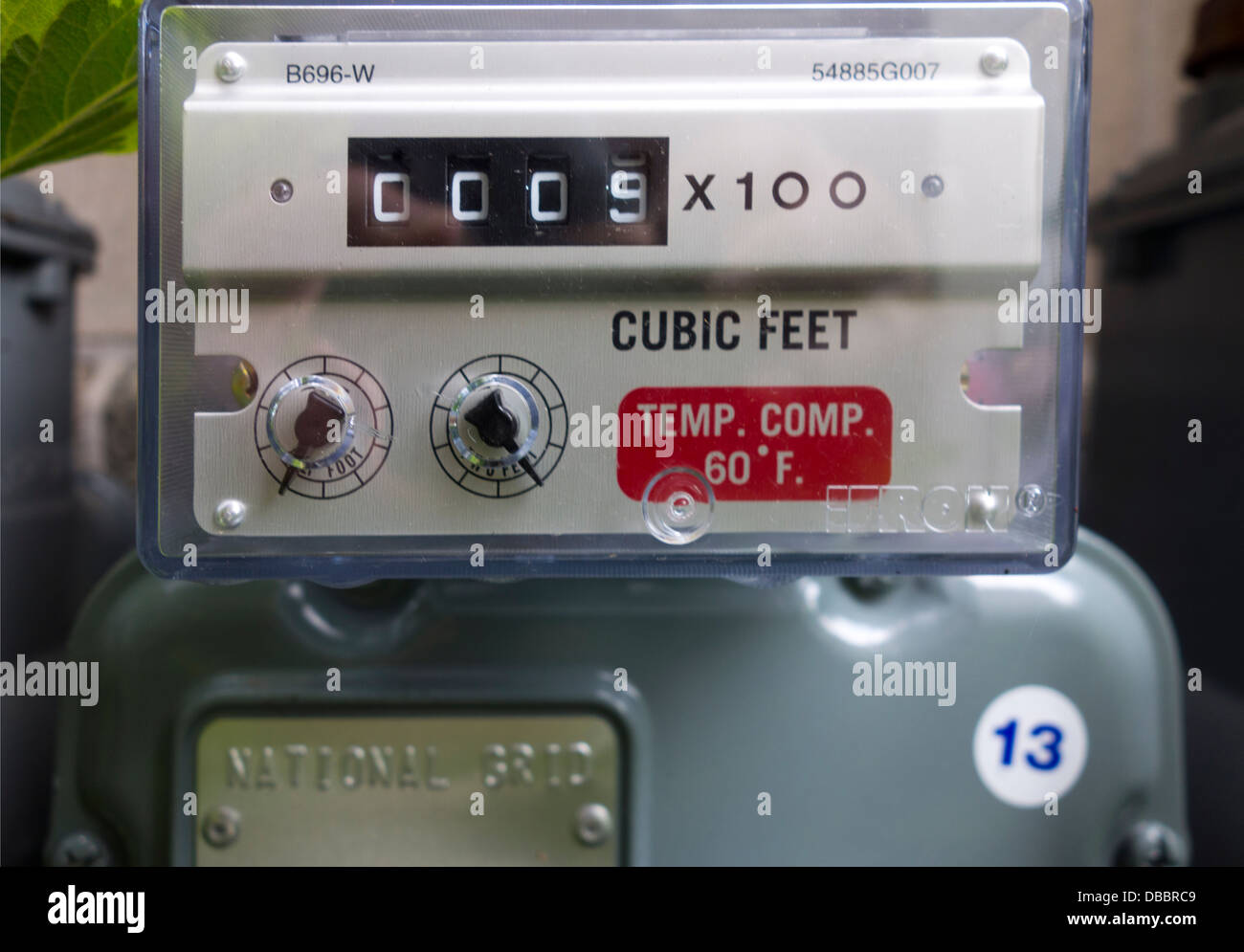 gas meter on building Stock Photo - Alamy