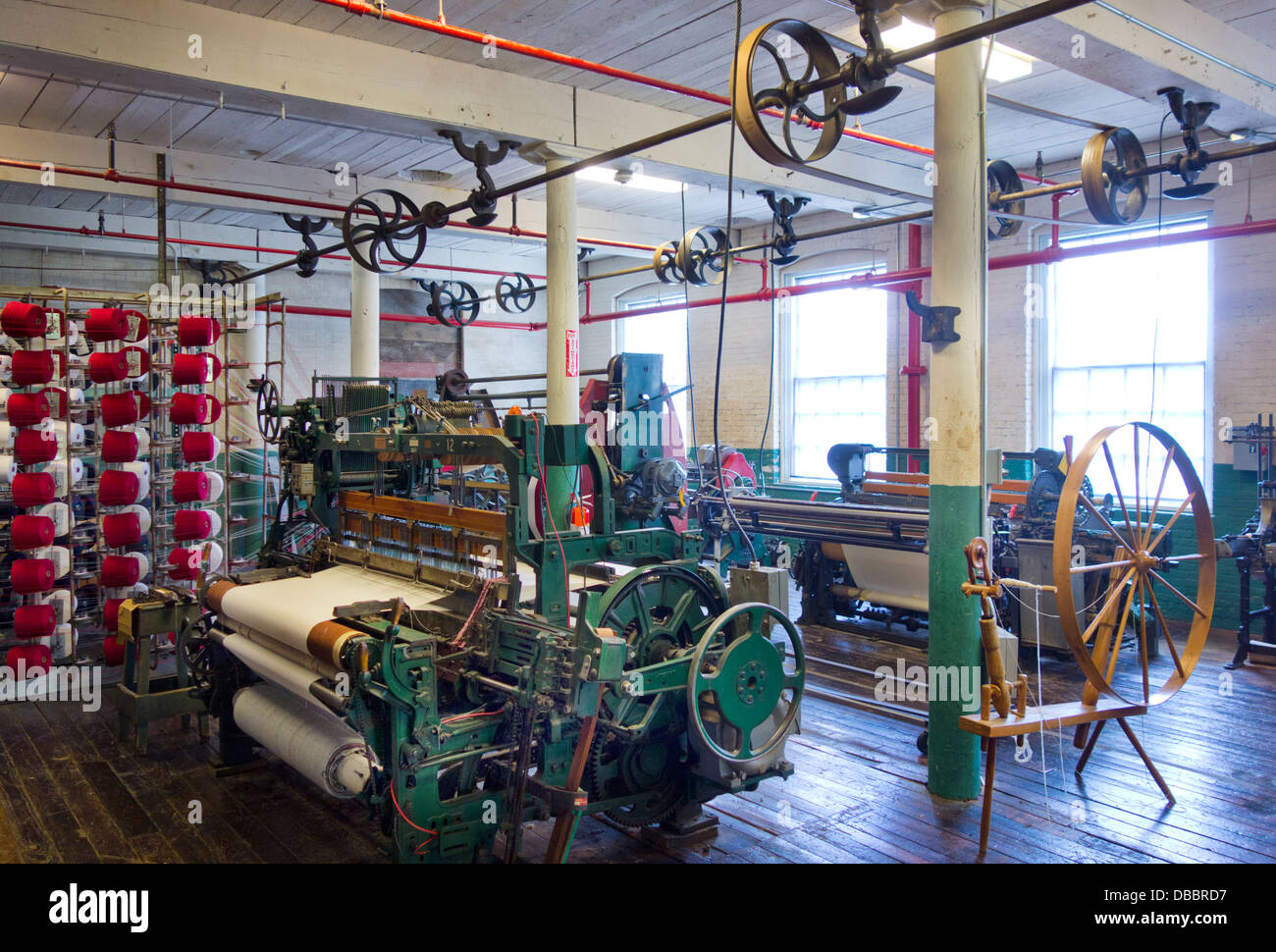 American Textile History Museum in Lowell MA Stock Photo - Alamy
