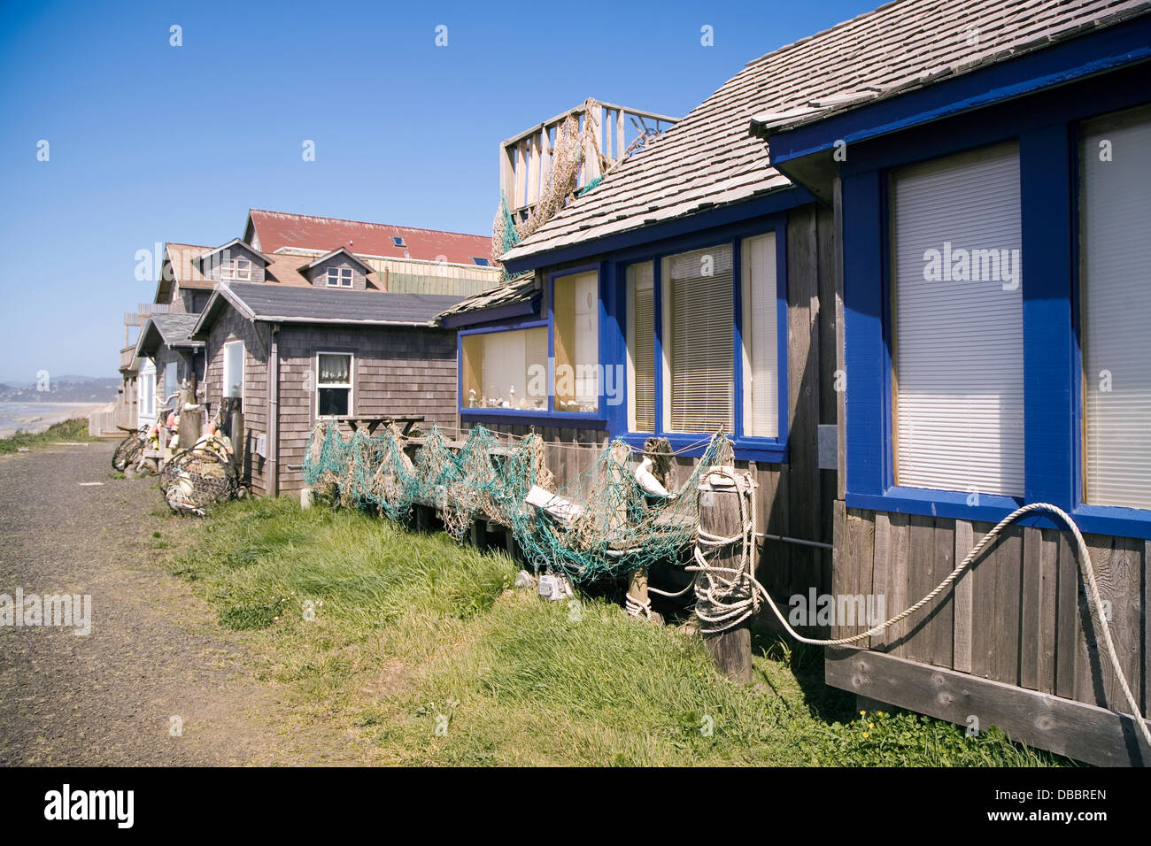 Charming turn-of-the-20th-Century structures at Nye Beach, Newport ...