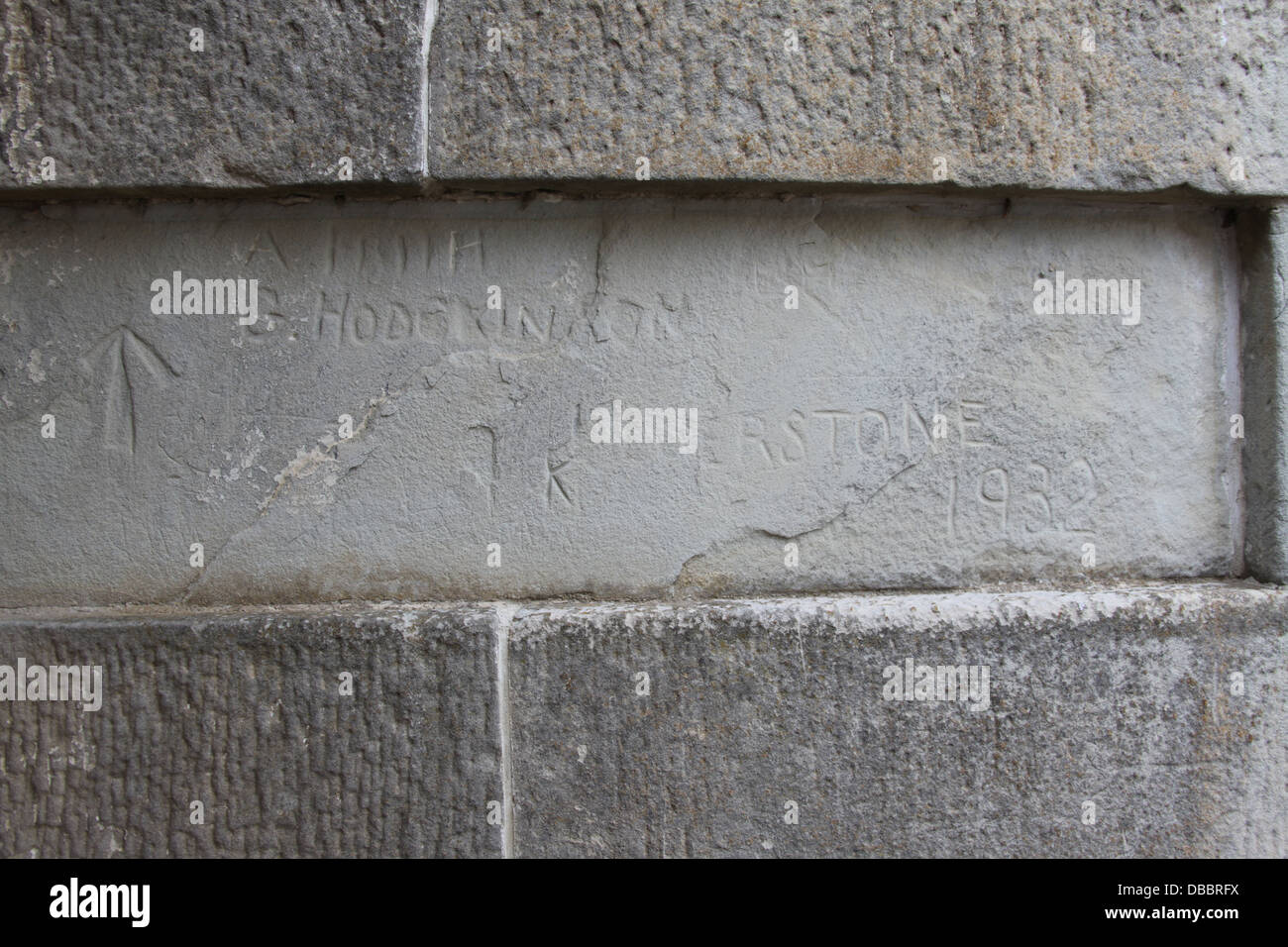 Old Convict Inscription at Port Arthur Stock Photo - Alamy
