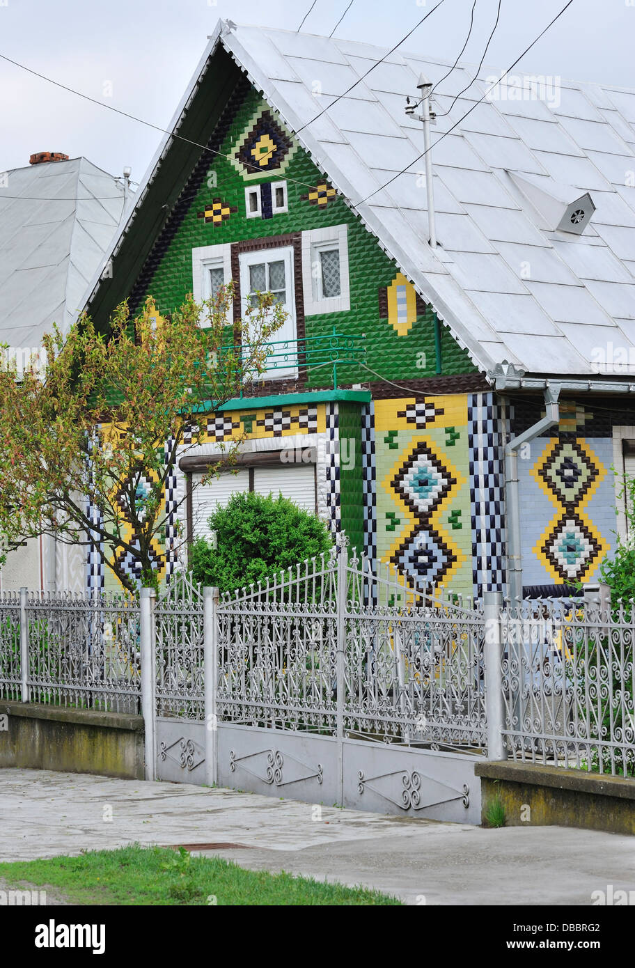Traditional house, Sapanta, Maramures, Romania Stock Photo - Alamy
