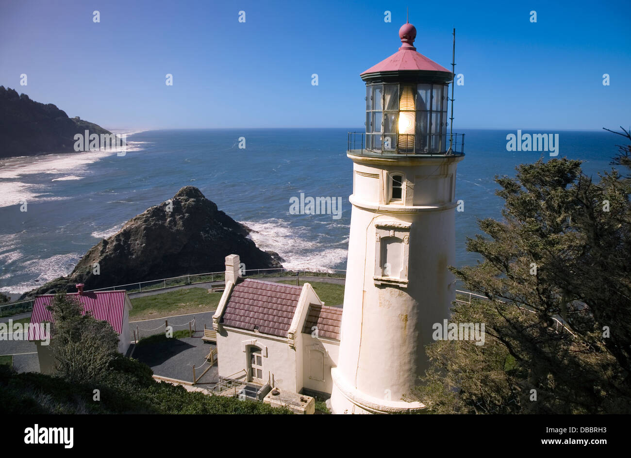 Heceta Head Lighthouse, Oregon, USA Stock Photo - Alamy