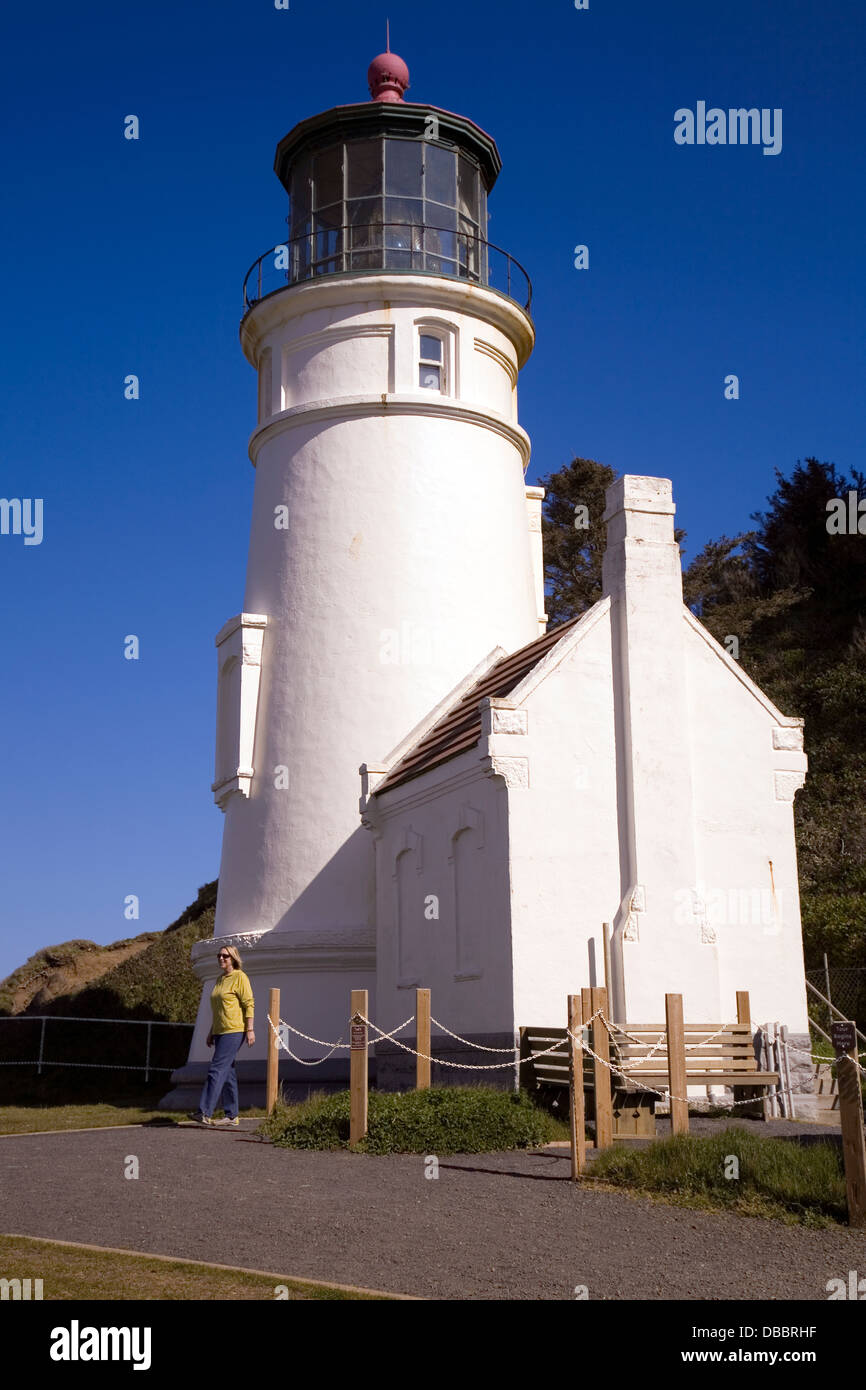 Heceta Head Lighthouse, Oregon, USA Stock Photo - Alamy