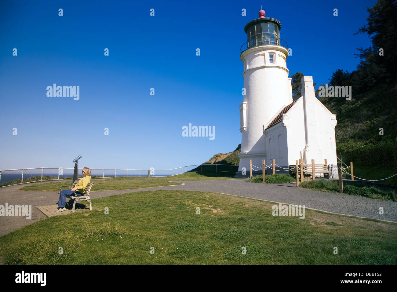 Heceta Head Lighthouse, Oregon, USA Stock Photo - Alamy
