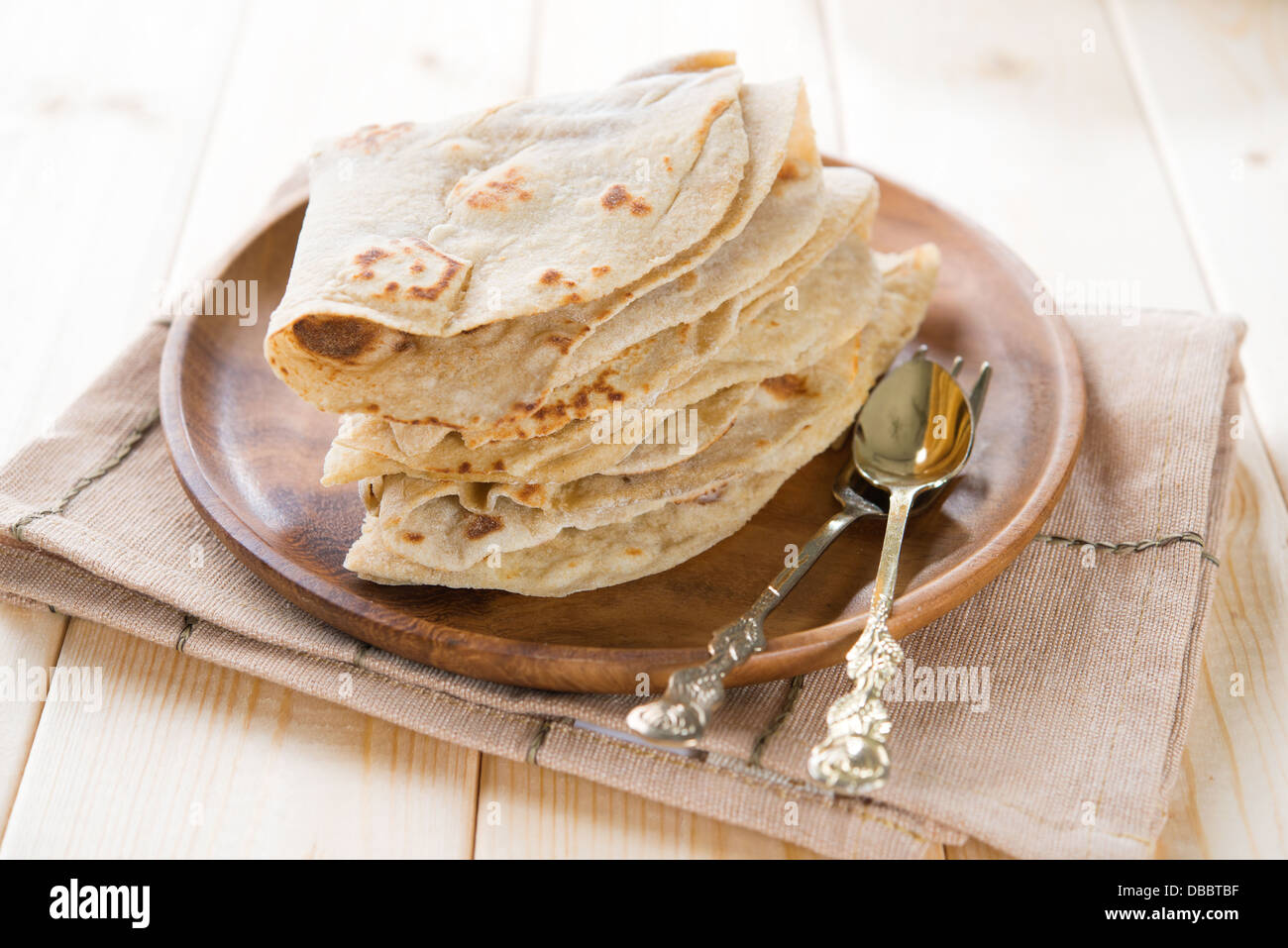 Chapatti bread hi-res stock photography and images - Alamy