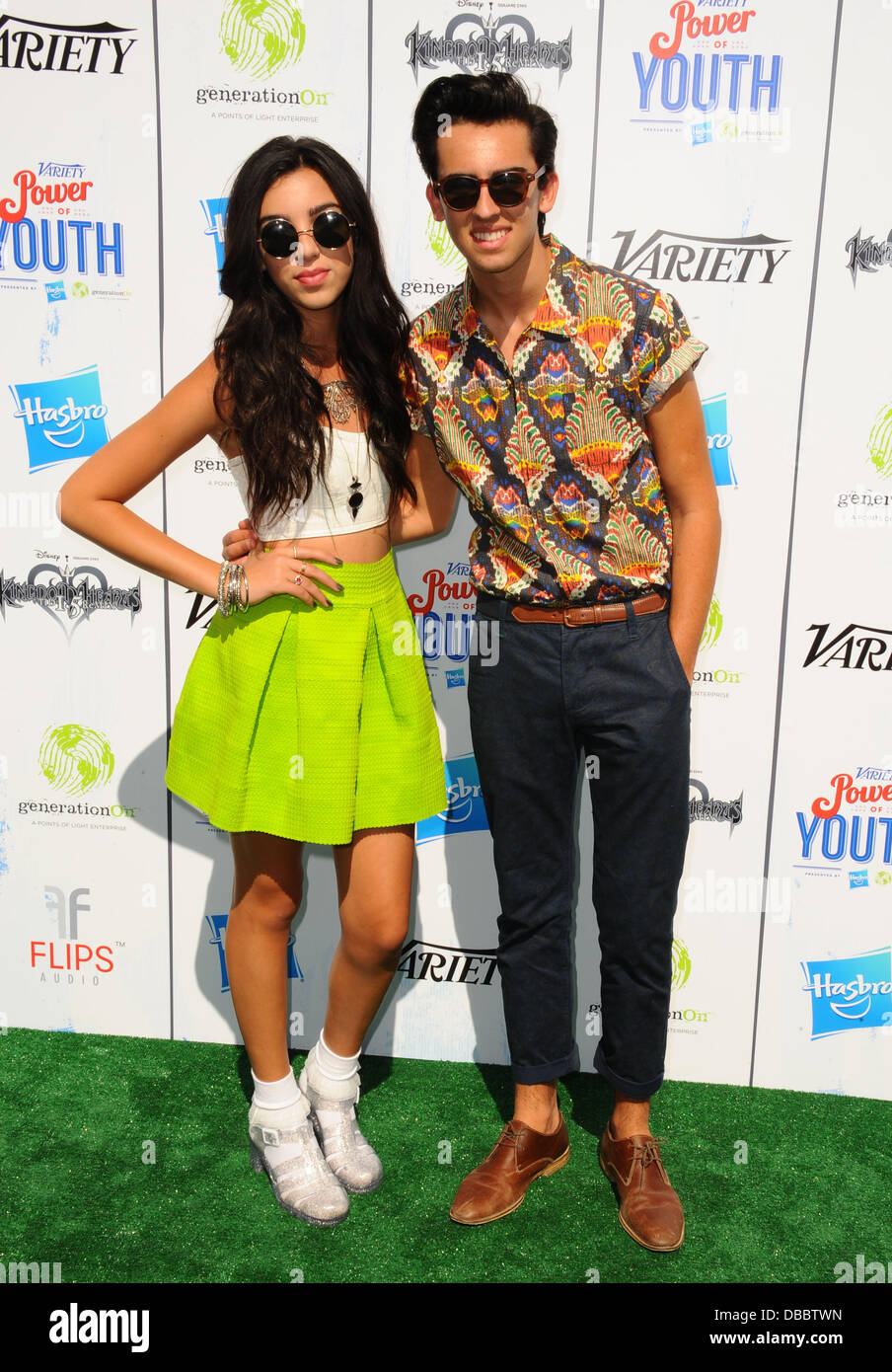 Los Angeles, California, USA. 27th July, 2013. Brandon & Savahhah ...