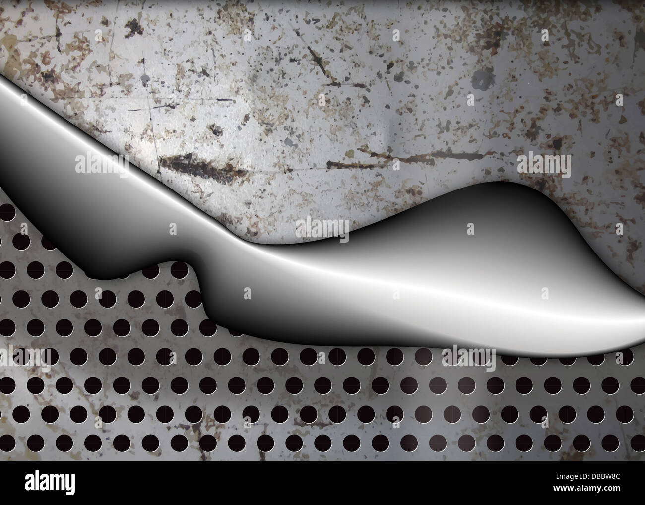 Abstract metal background with metal grid made in 3d software Stock ...