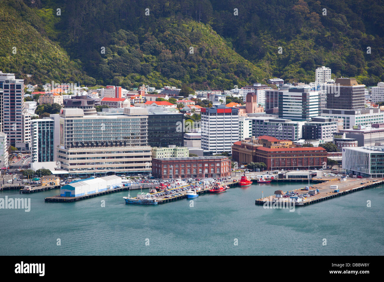 Wellington nz aerial hi-res stock photography and images - Alamy