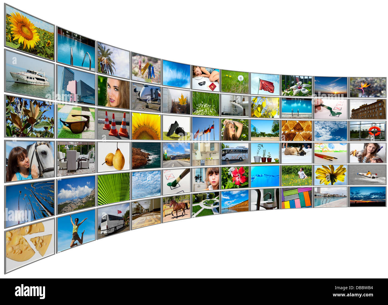 Screens collage hi-res stock photography and images - Alamy