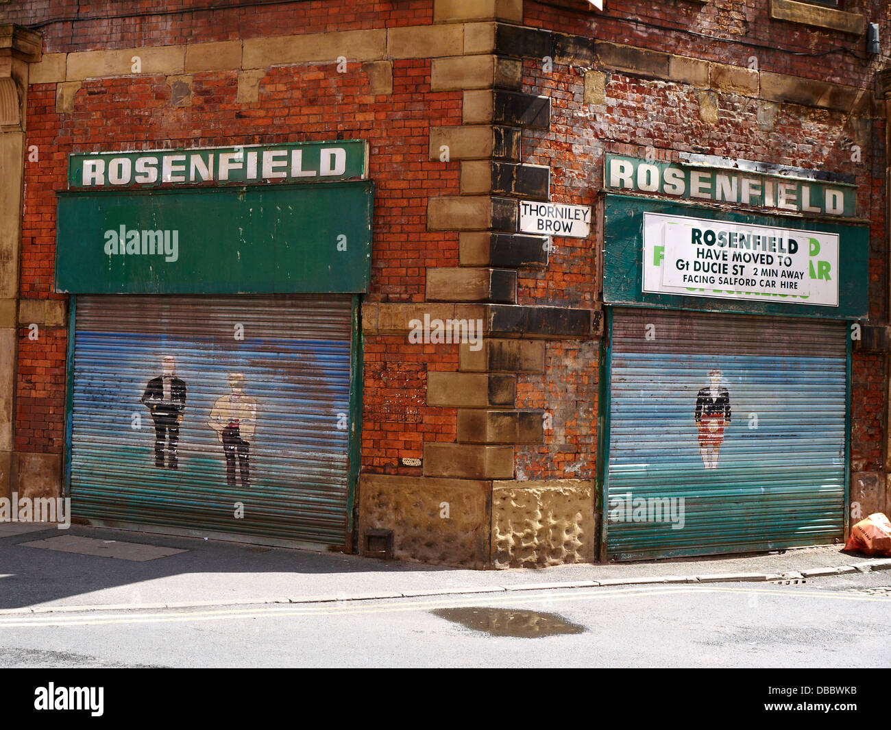Former location of Rosenfield wedding hire store in Manchester UK Stock ...