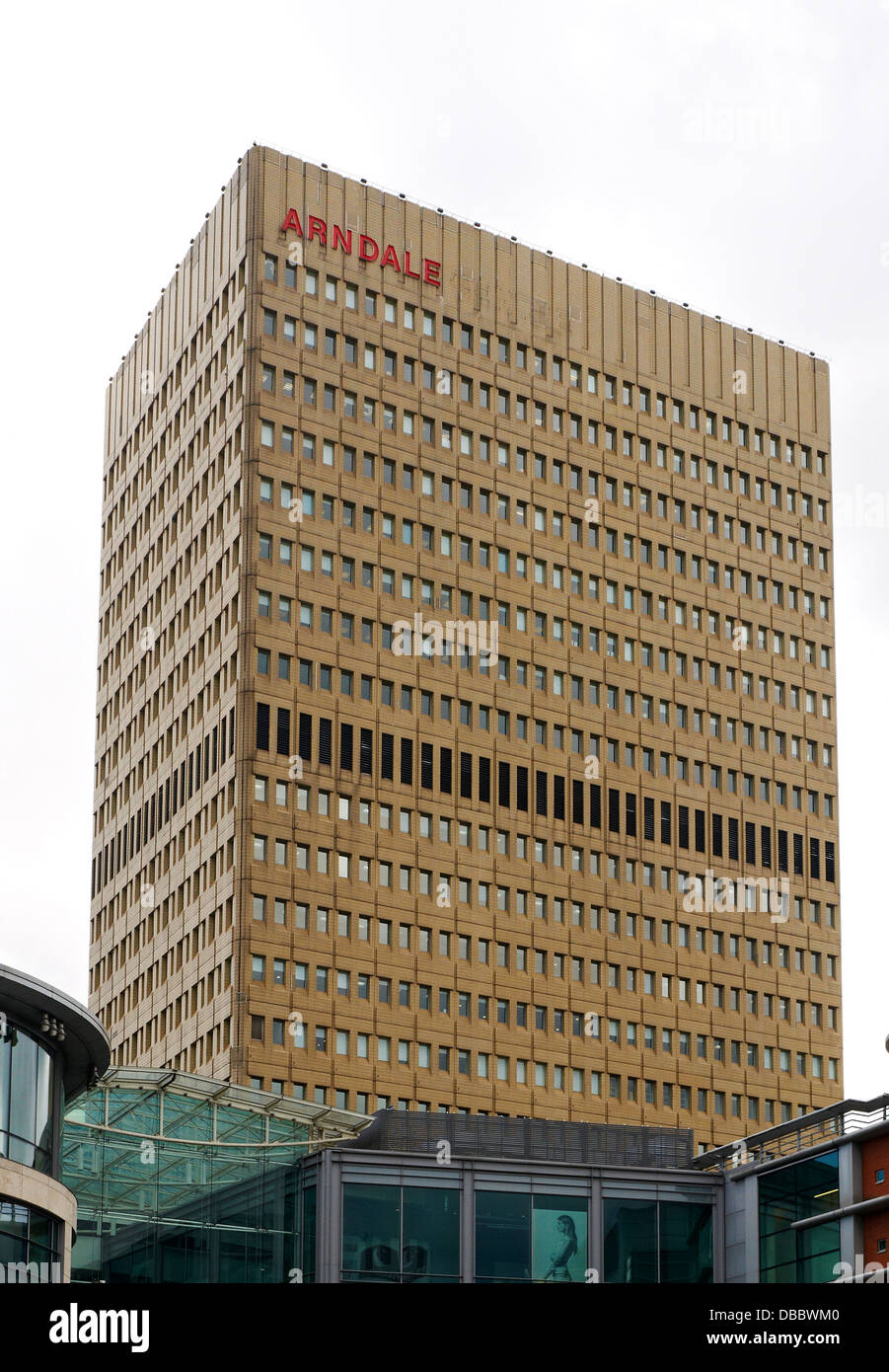 Arndale building in Manchester UK Stock Photo - Alamy