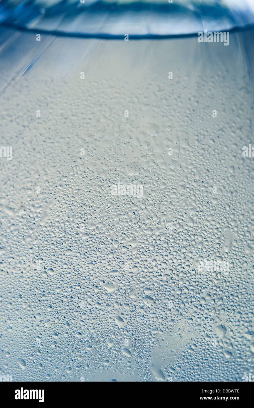 Close up of weeping of water on bottle surface Stock Photo - Alamy