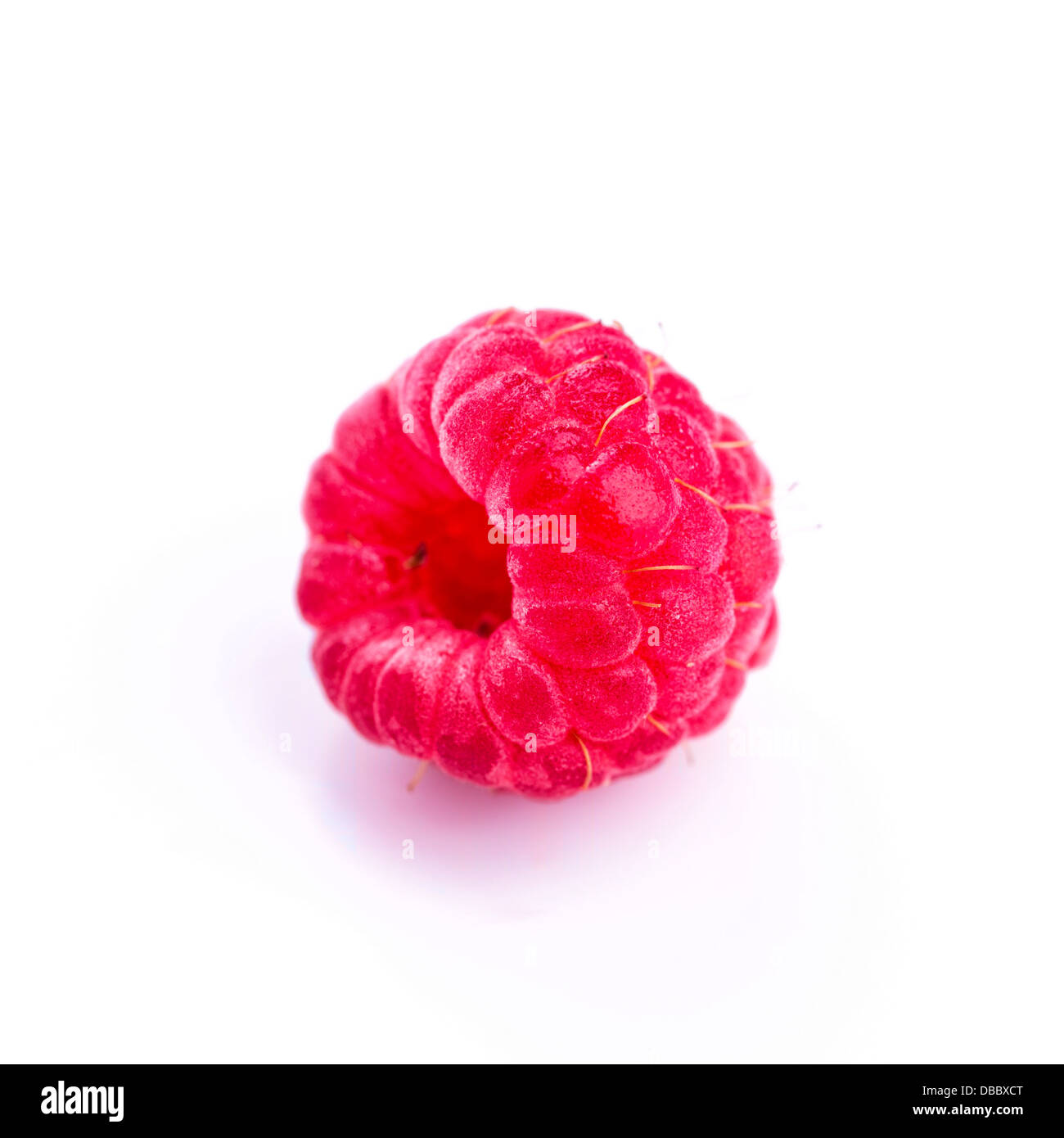 Ripe raspberry isolated on a white background Stock Photo - Alamy