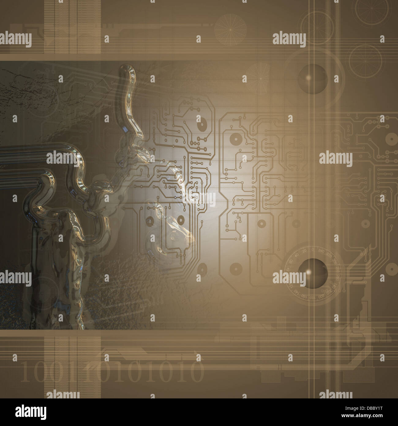 abstract digital background made in 3d software Stock Photo - Alamy