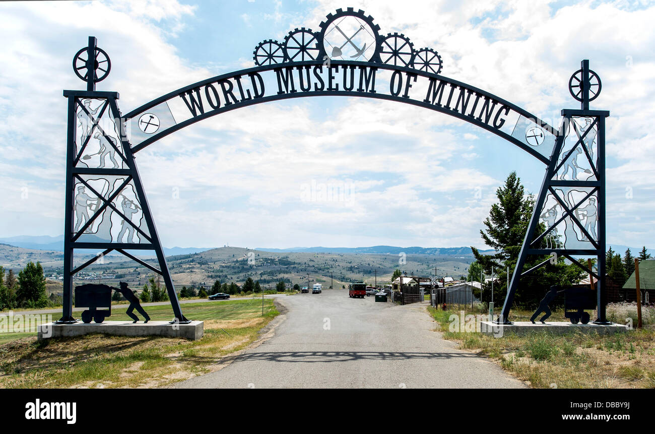 July 27, 2013 - Butte, Montana, U.S. - The entrance to the 44-acre ...