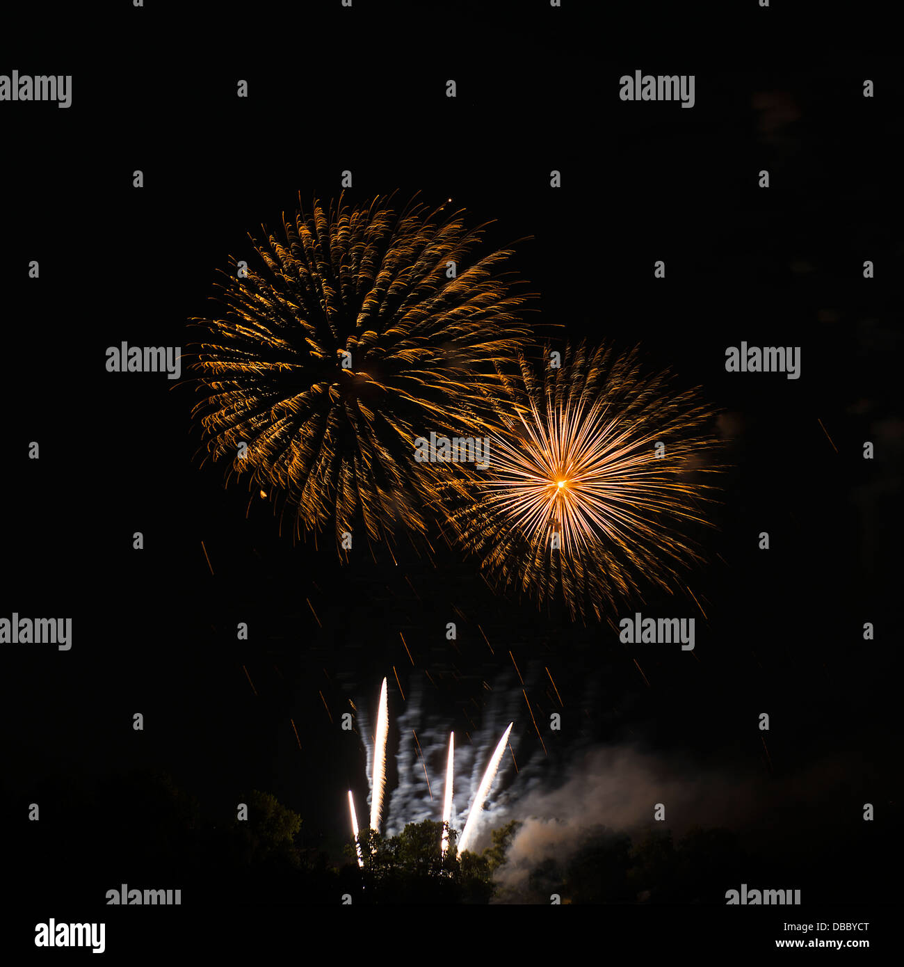 the colors of the fireworks Stock Photo - Alamy