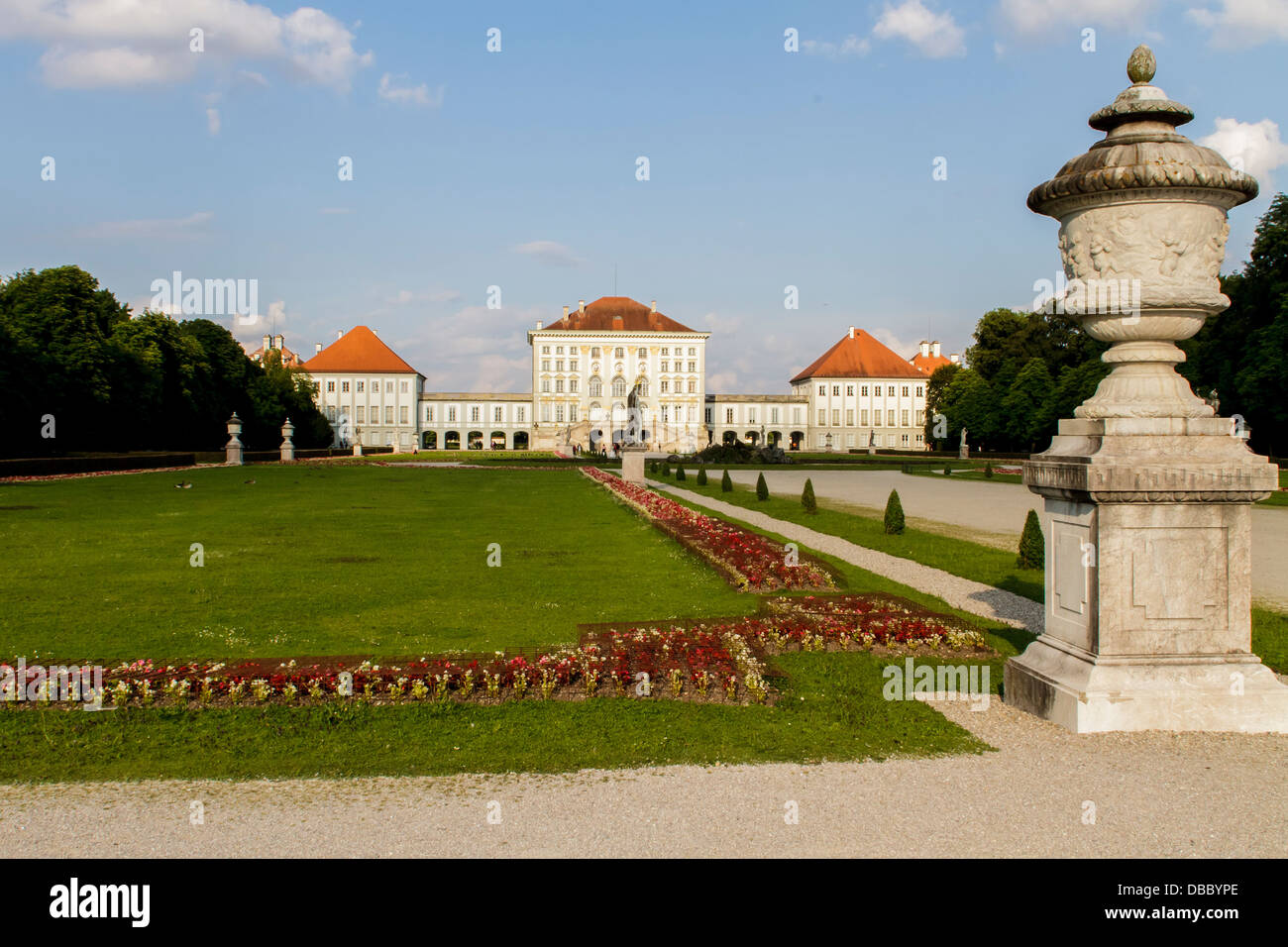 Statue and nymphenburg palace munich hi-res stock photography and ...