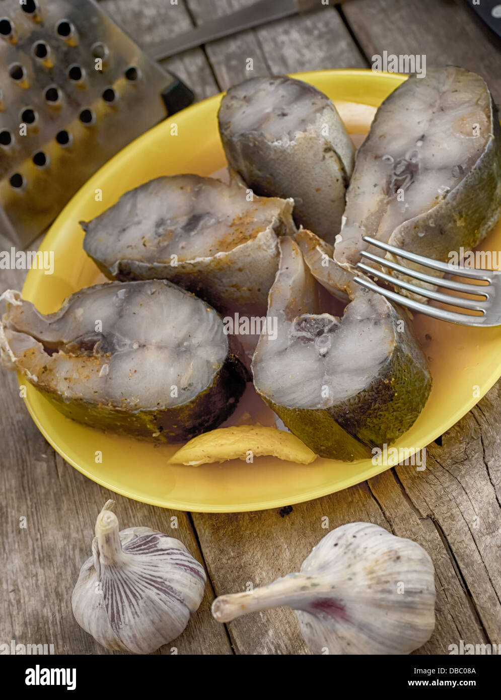 Fresh fish pickled Stock Photo - Alamy