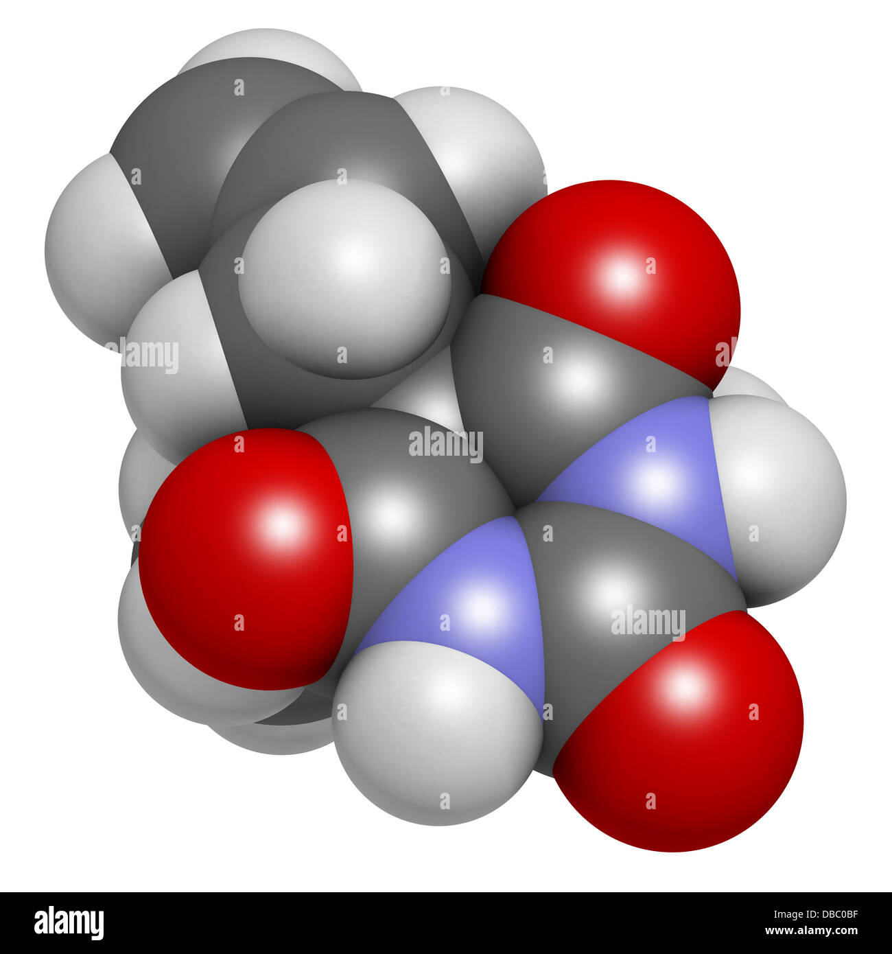Secobarbital barbiturate sedative molecule hi-res stock photography and ...