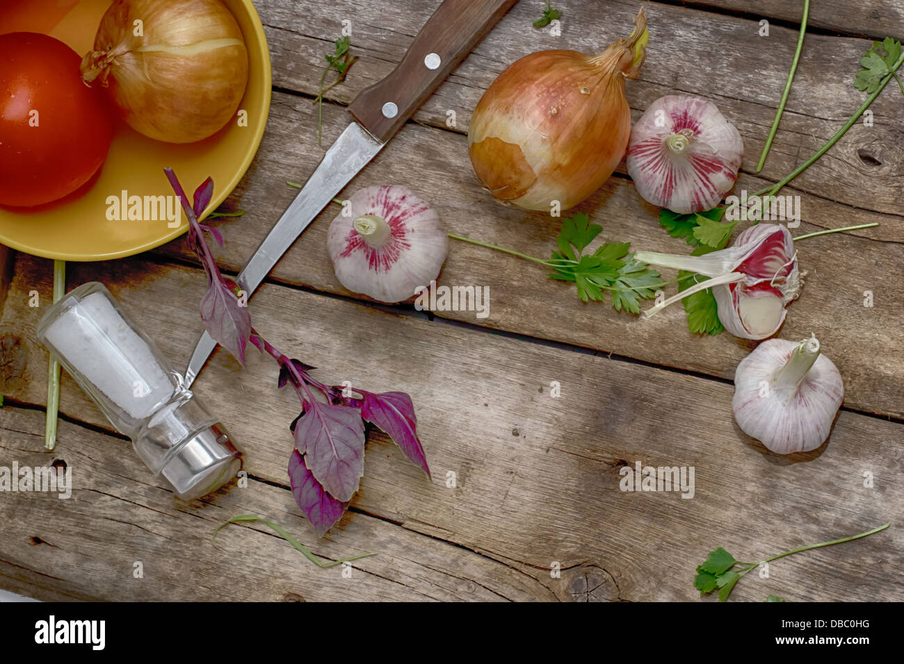Fresh green seasoning Stock Photo - Alamy