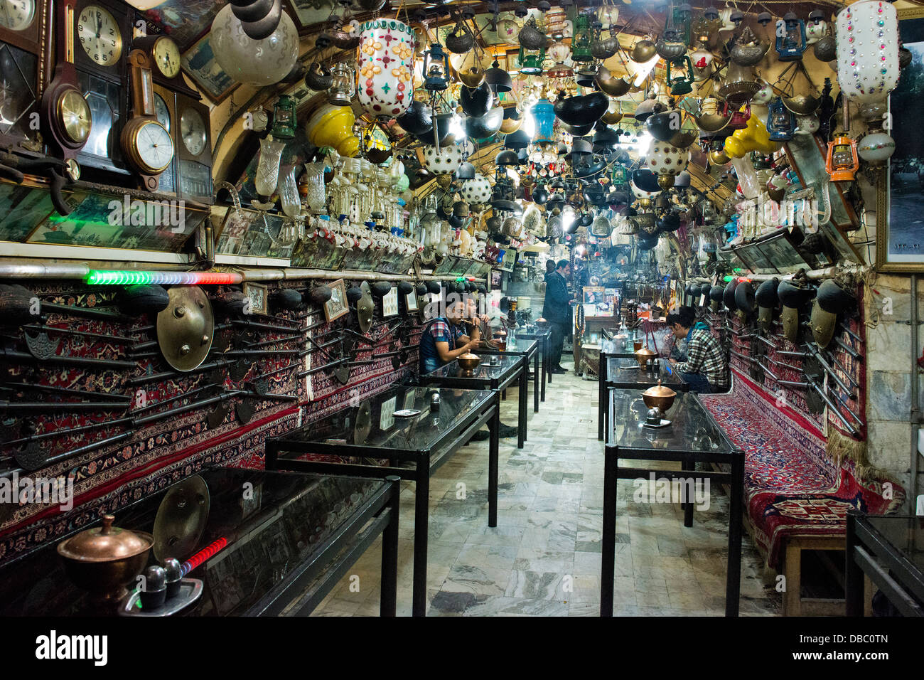 Iran, Isfahan, Traditional Tea House High Resolution Stock Photography ...