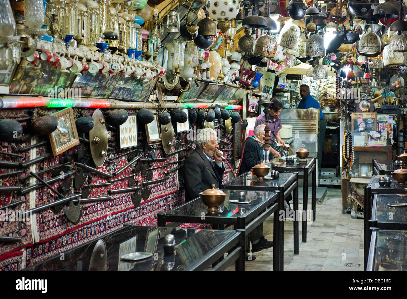 Asia, Iran, Isfahan, Traditional tea house Stock Photo - Alamy