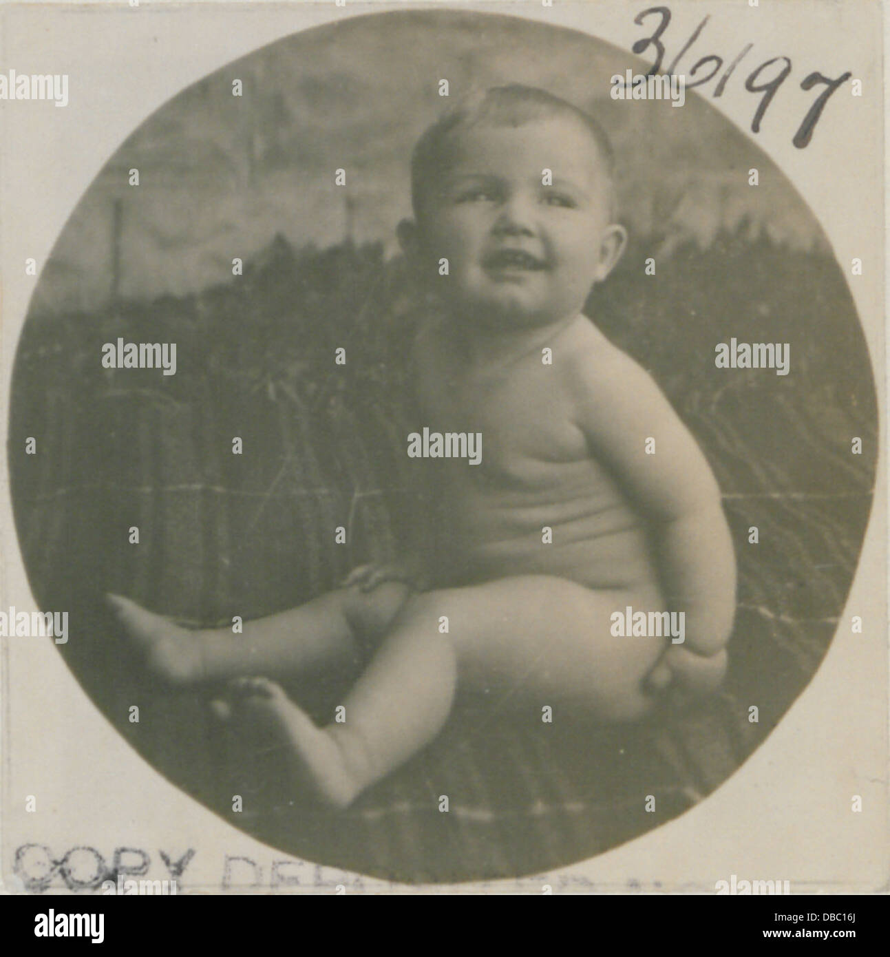 Baby boy Front view (HS85-10-36197 Stock Photo - Alamy