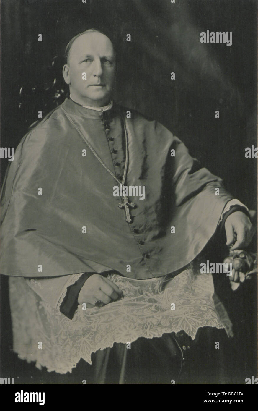 A photograph of Bishop O'Connor, a prominent religious figure, likely ...