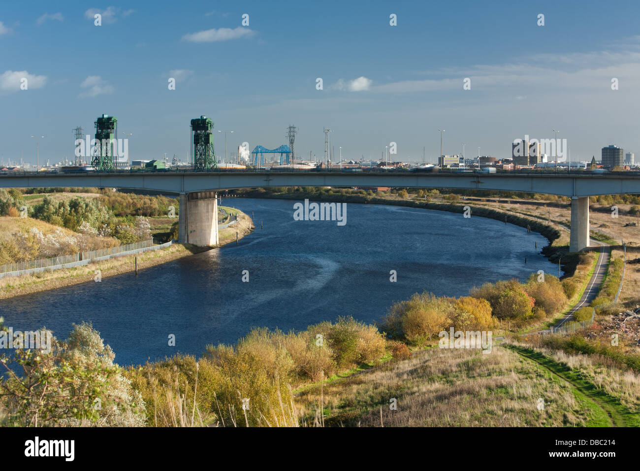 A19 Flyover, Teesside Stock Photo - Alamy