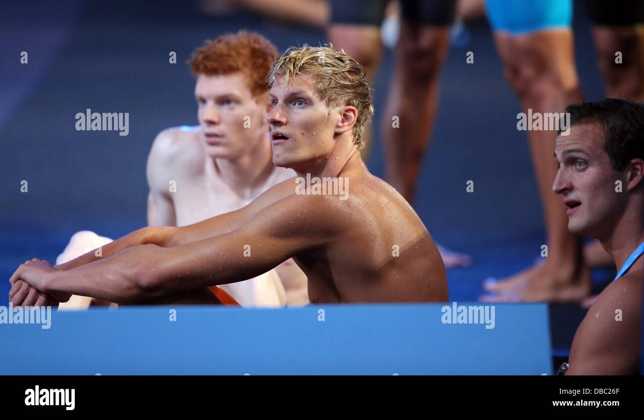Barcelona, Spain. 28th July, 2013. Marco Di Carli (L-R), Christoph ...