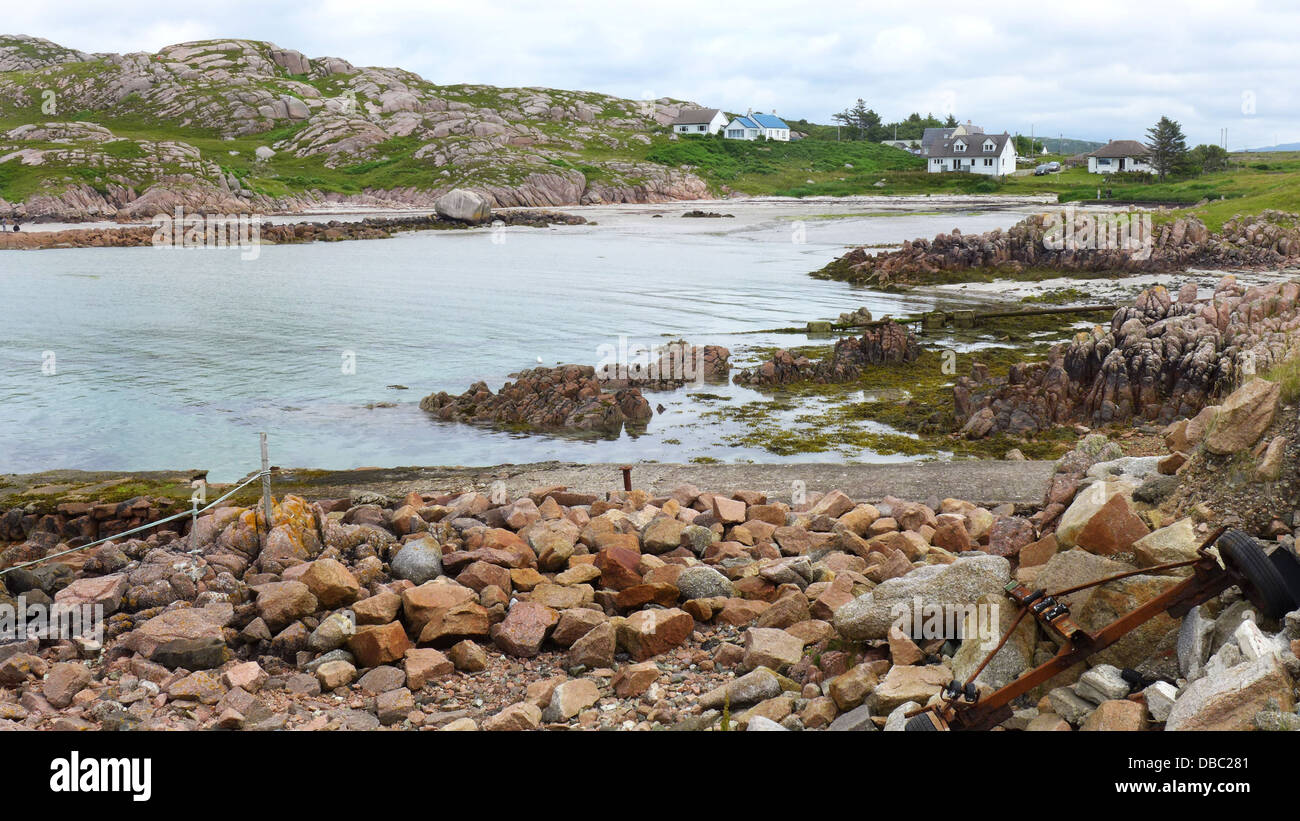 Fionnphort harbour on the island of Mull Scotland Stock Photo - Alamy
