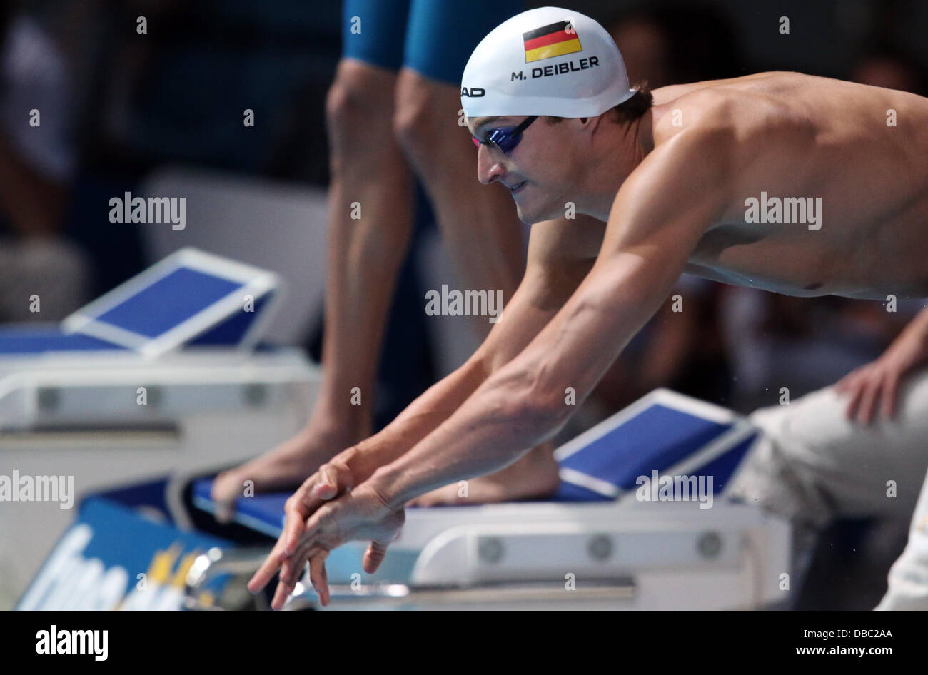 Barcelona, Spain. 28th July, 2013. Markus Deibler of Germany in action ...