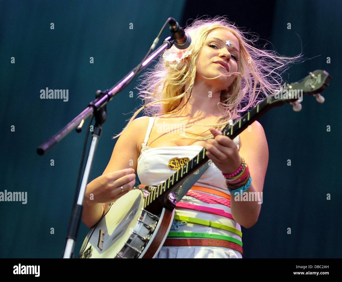 Singer Solveig Heilo of the Norwegian band Katzenjammer is pictured on ...