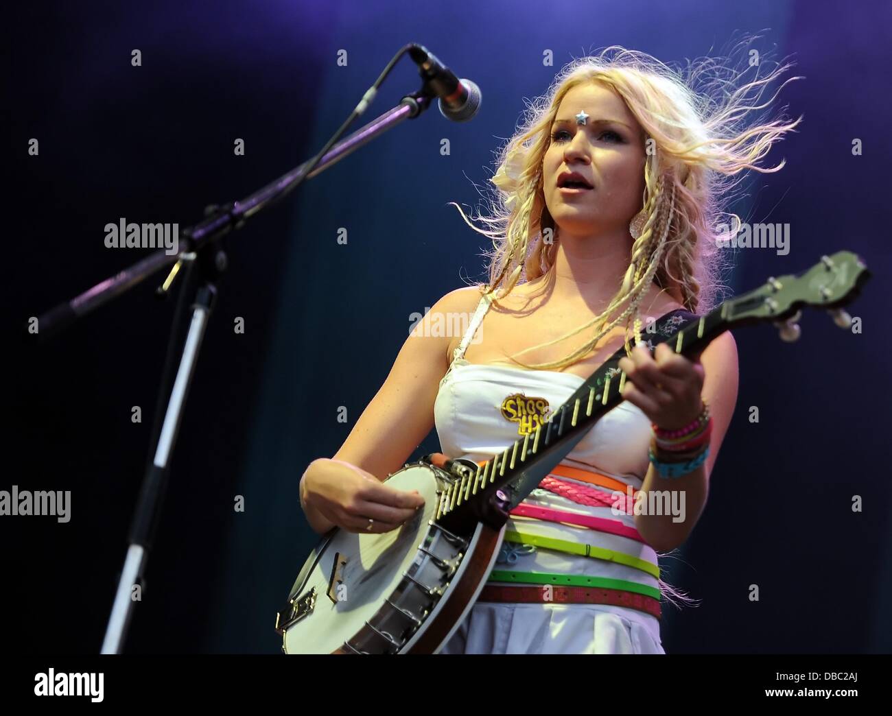 Singer Solveig Heilo of the Norwegian band Katzenjammer is pictured on ...
