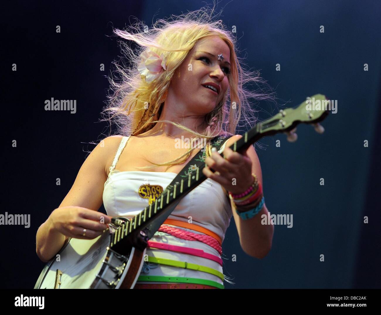 Singer Solveig Heilo of the Norwegian band Katzenjammer is pictured on ...