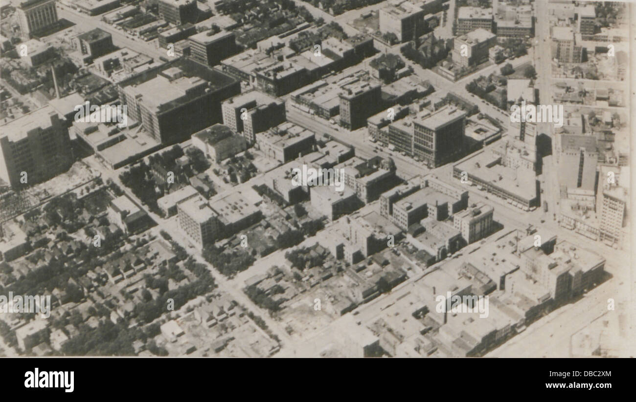 A photograph of the central business section of Winnipeg, showcasing ...