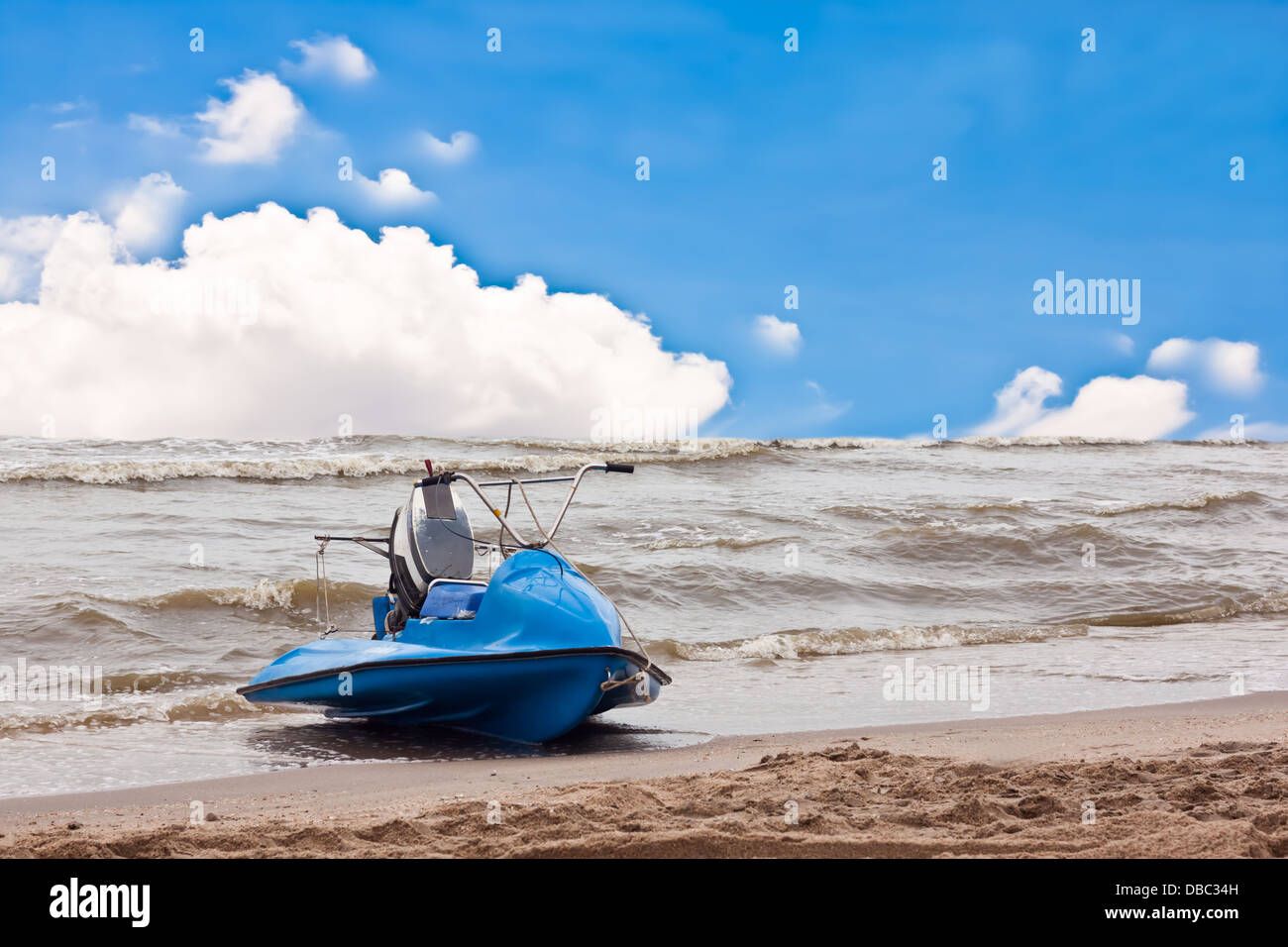 scooter on beach Stock Photo - Alamy