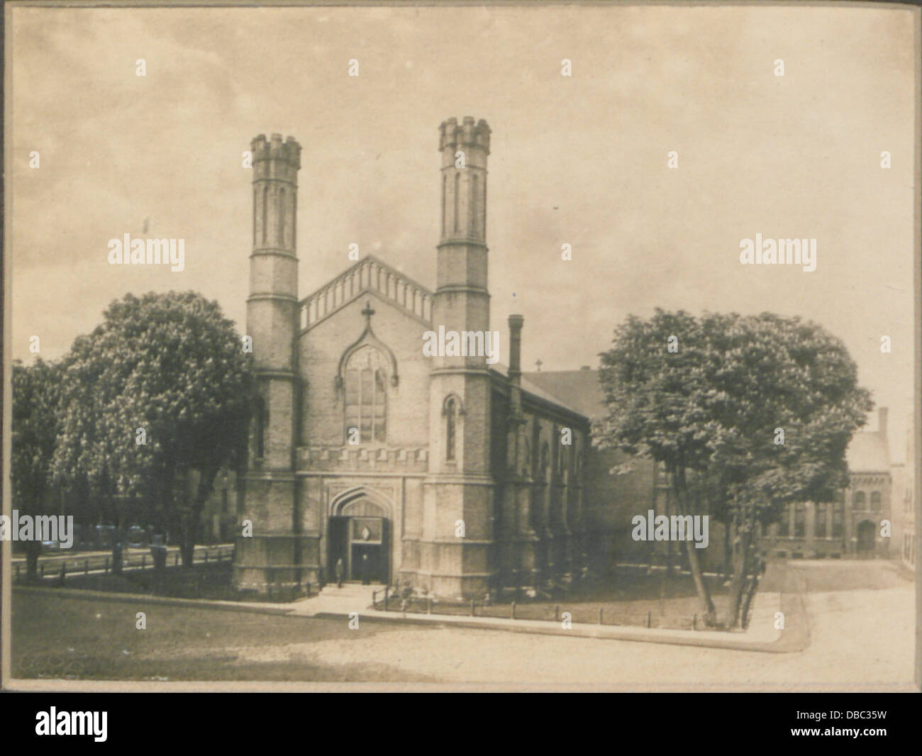 This image shows the Church of the Holy Trinity, a prominent religious ...