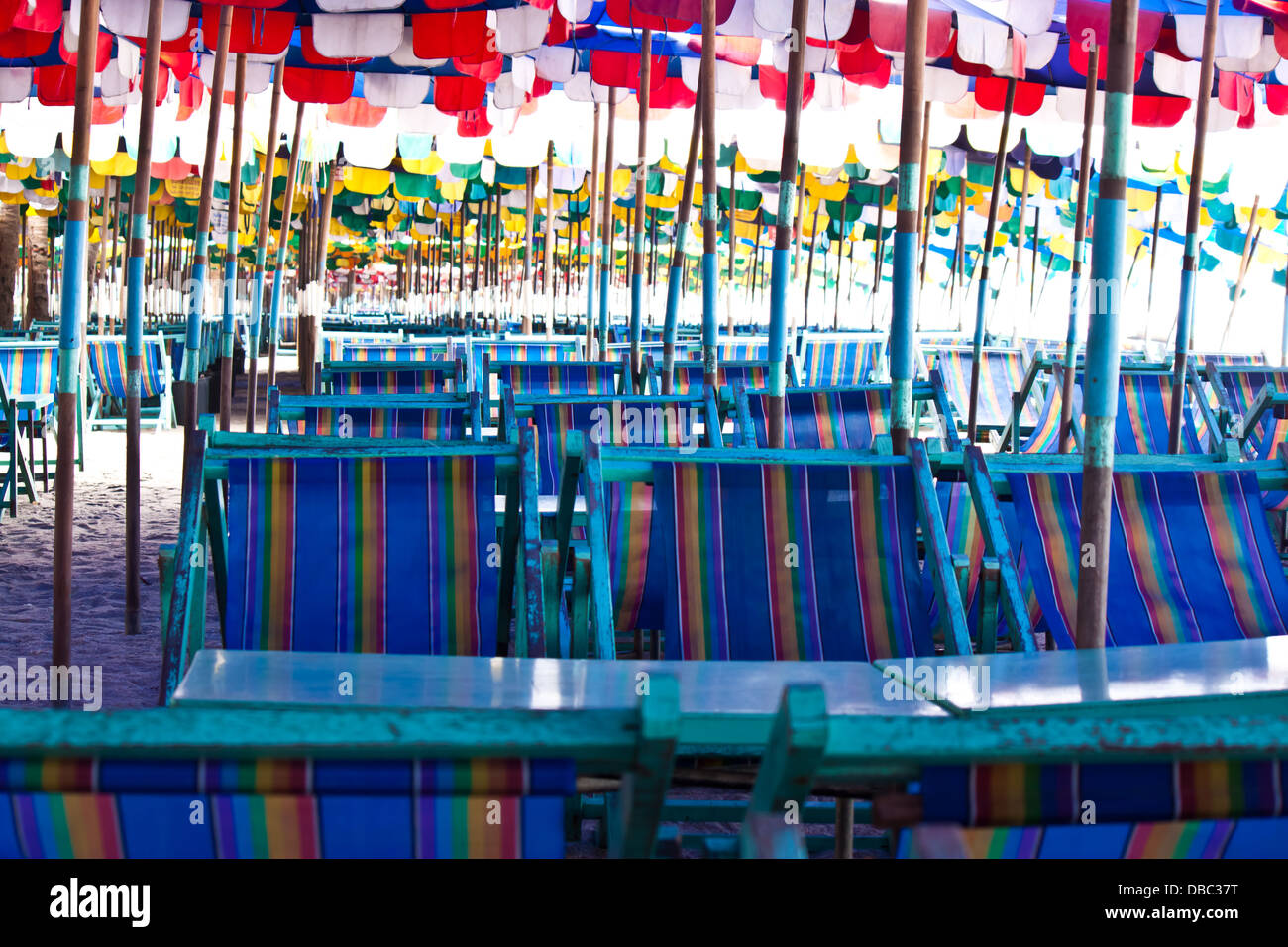 bench on beach Stock Photo - Alamy