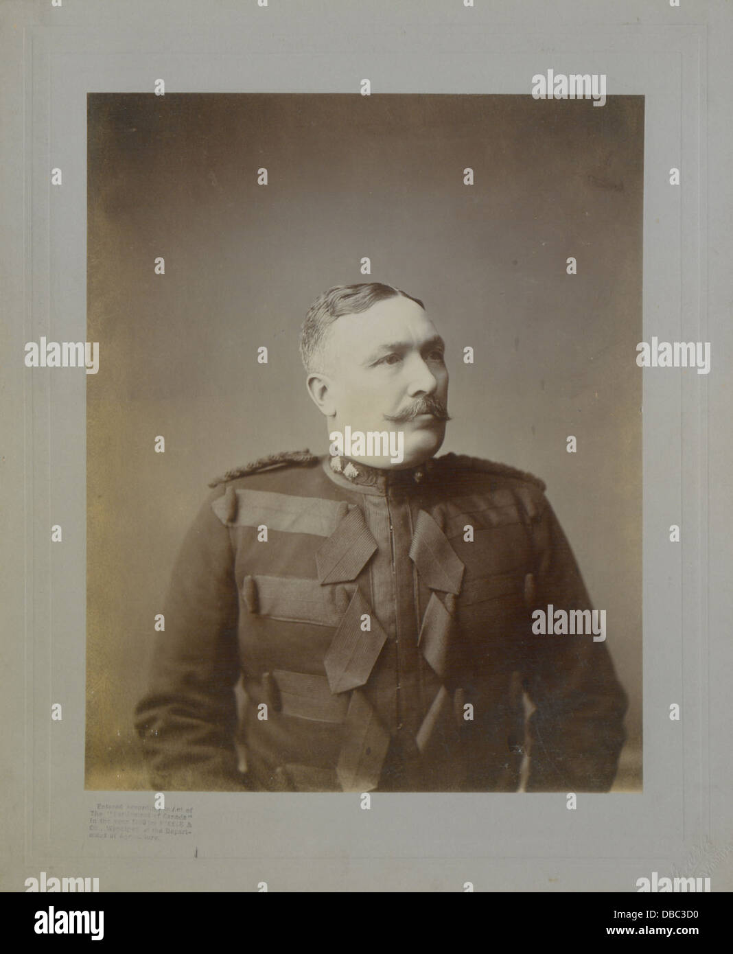 Colonel S.B. Steele is photographed commanding Strathcona's Horse, a ...