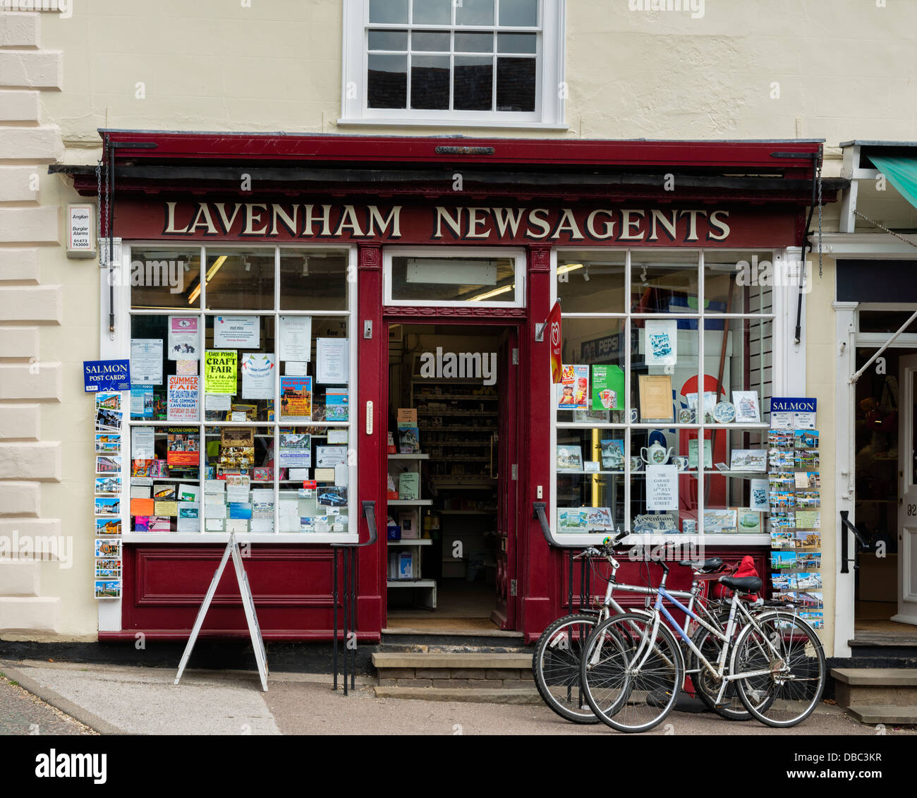 Lavenham Newsagent's Shop Stock Photo - Alamy