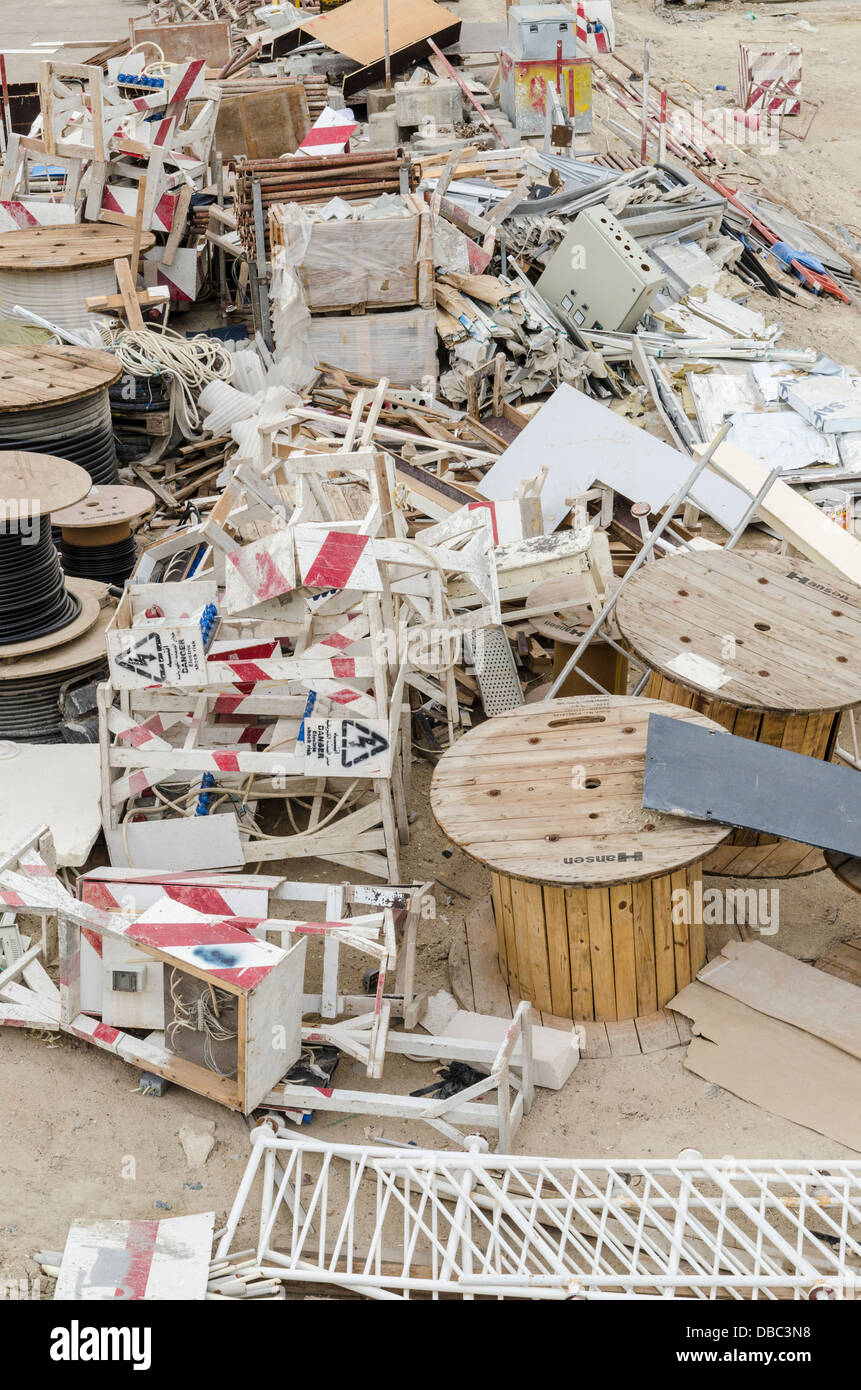 Construction waste in Dubai, United Arab Emirates Stock Photo - Alamy