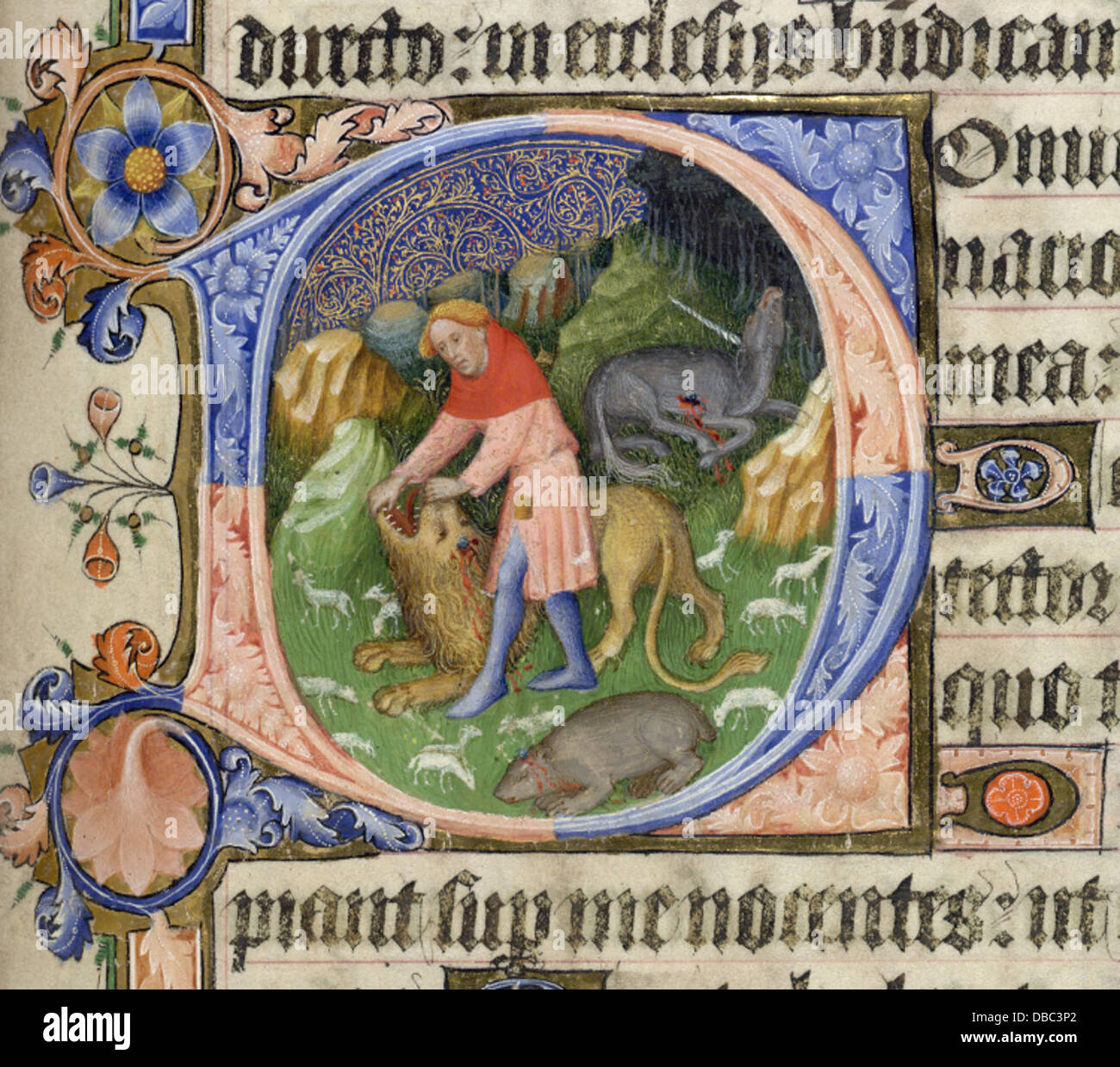 David slaying the lion hi-res stock photography and images - Alamy