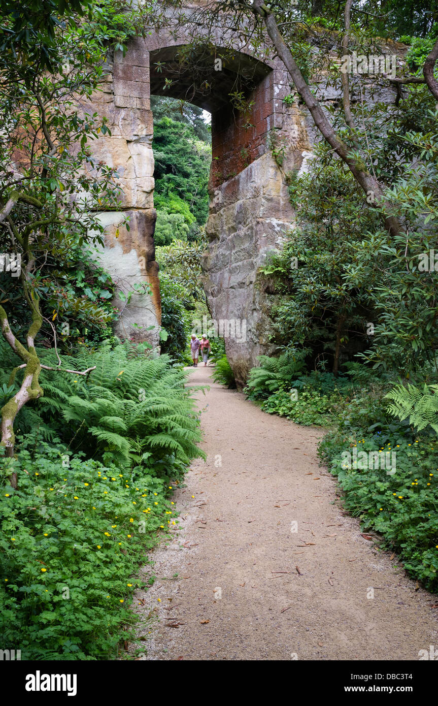 The Quarry Garden Belsay Stock Photo - Alamy