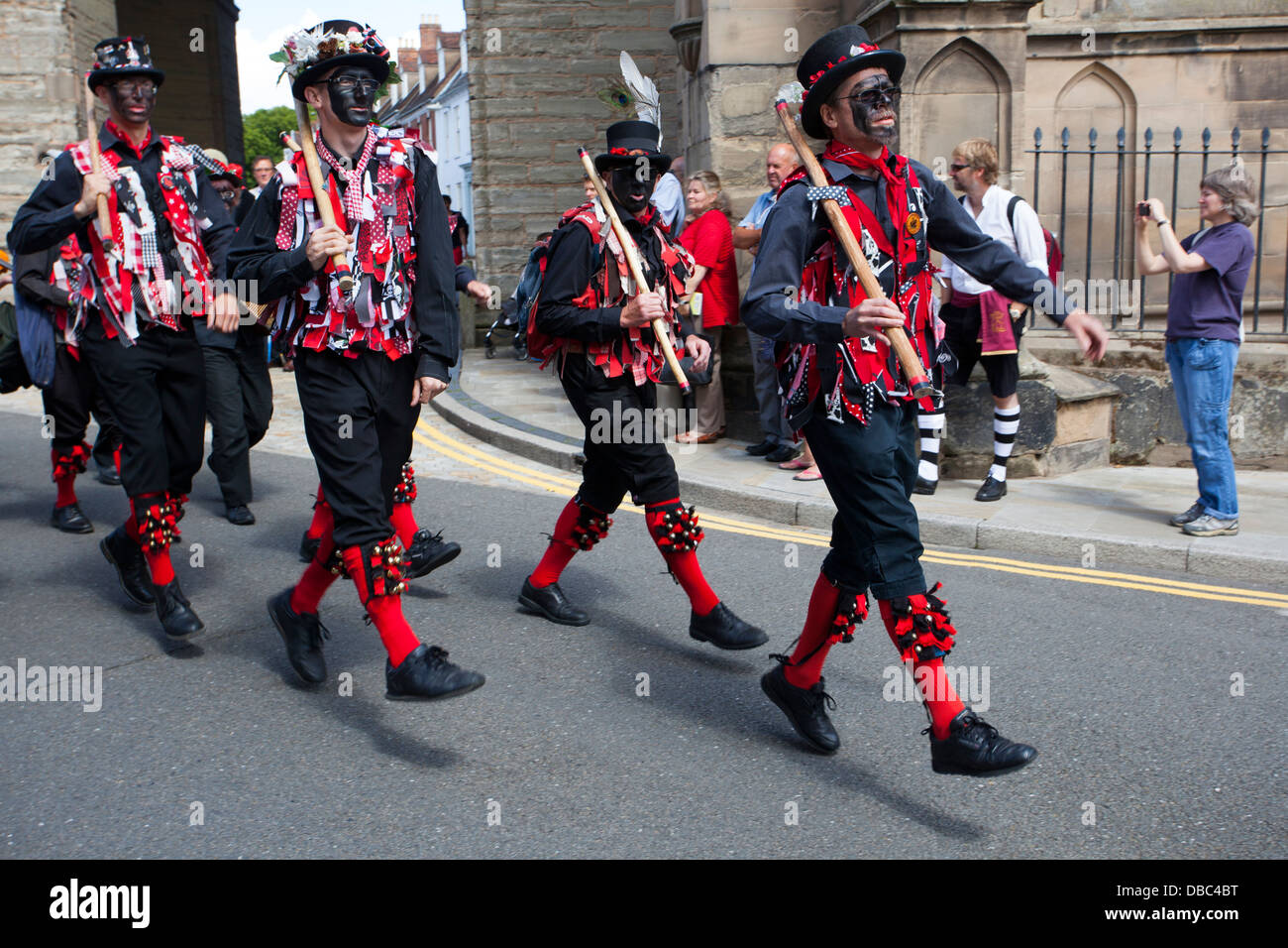 border morris dancers Stock Photo - Alamy
