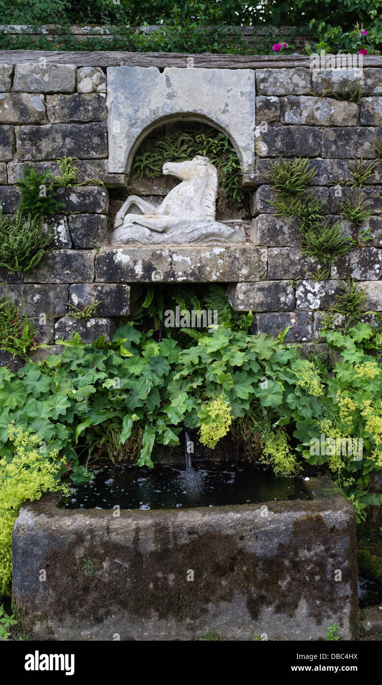 Wallington Walled Garden Stock Photo - Alamy