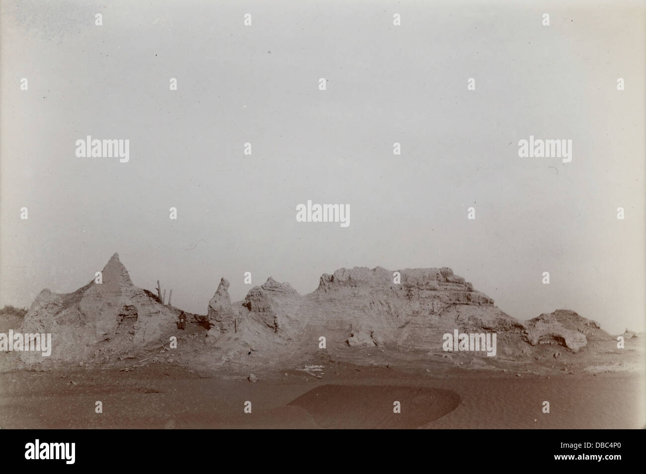 This image showcases Endere Fort, a historical fortification, captured ...