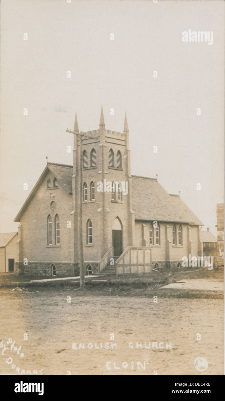 This photograph depicts the English Church in Elgin, showcasing the ...