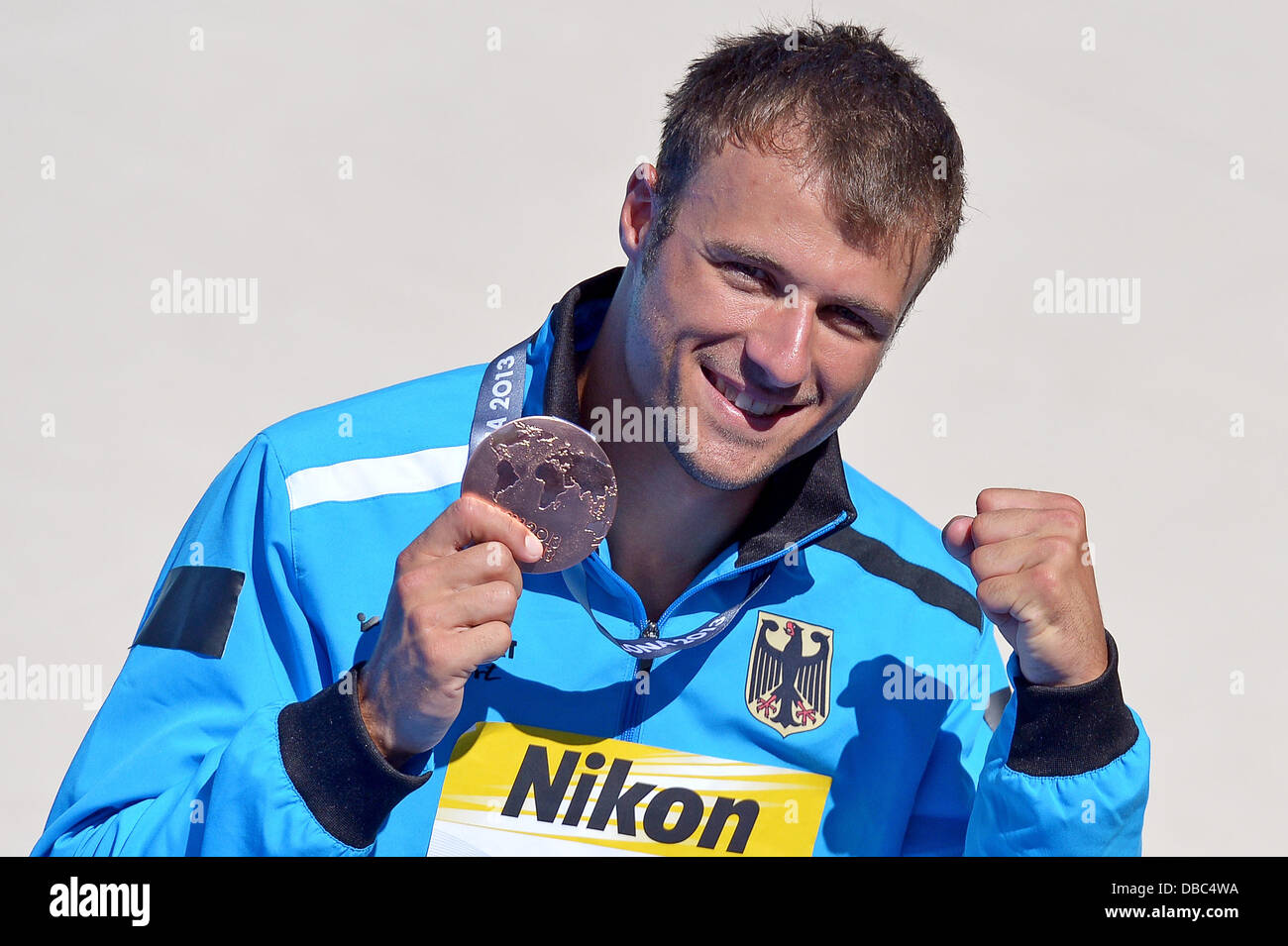 Barcelona, Spain. 28th July, 2013. Sascha Klein of Germany in action ...