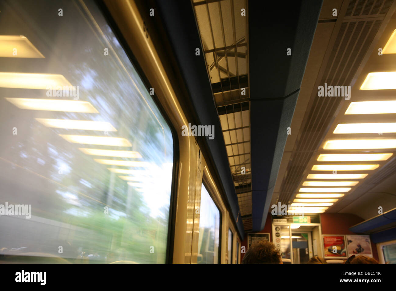Train carriage lights hi-res stock photography and images - Alamy